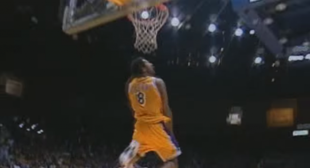 Kobe Bryant Reverse Dunk